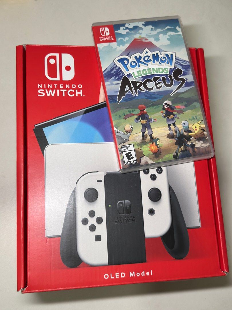 Full Set NINTENDO Switch OLED + Ori Box + Bag + Casing + Game, Video ...
