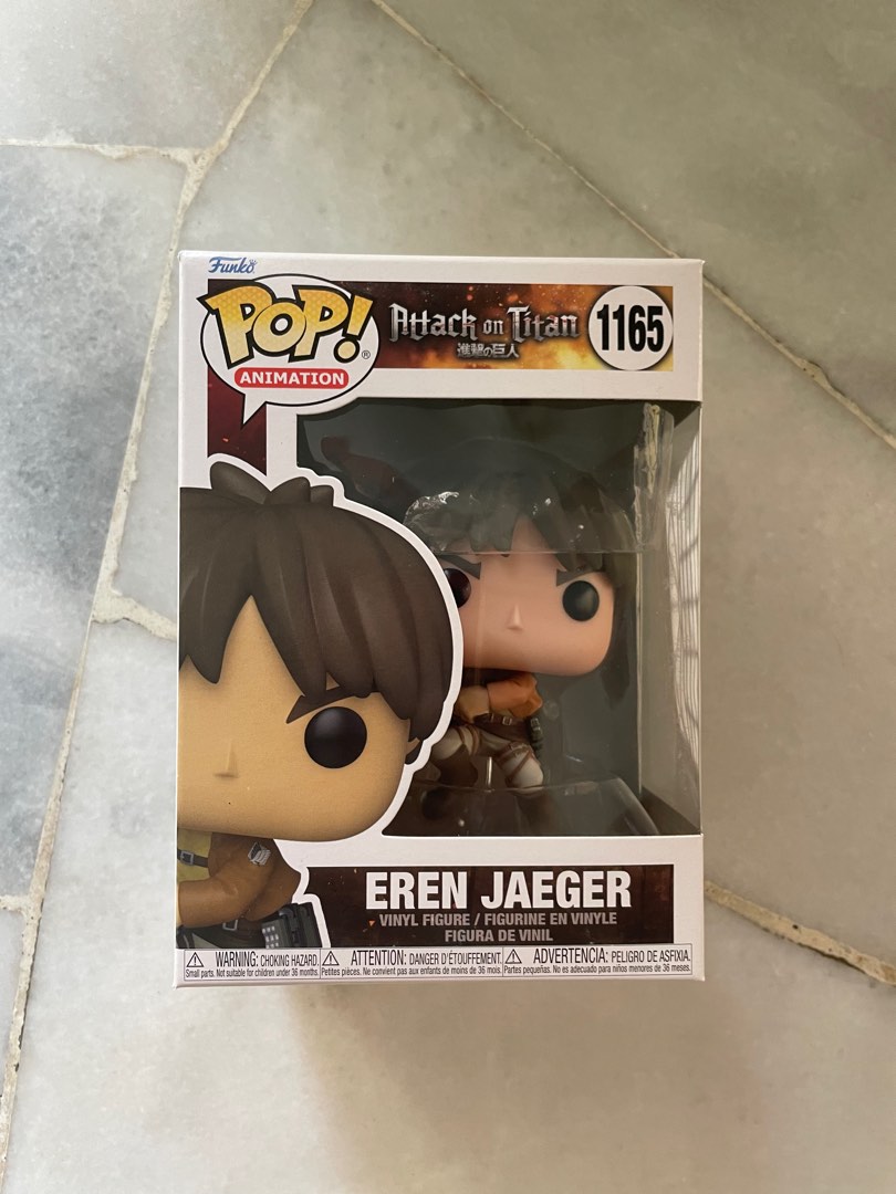 Funko Pop Eren Jaeger AOT Anime, Hobbies & Toys, Toys & Games on Carousell