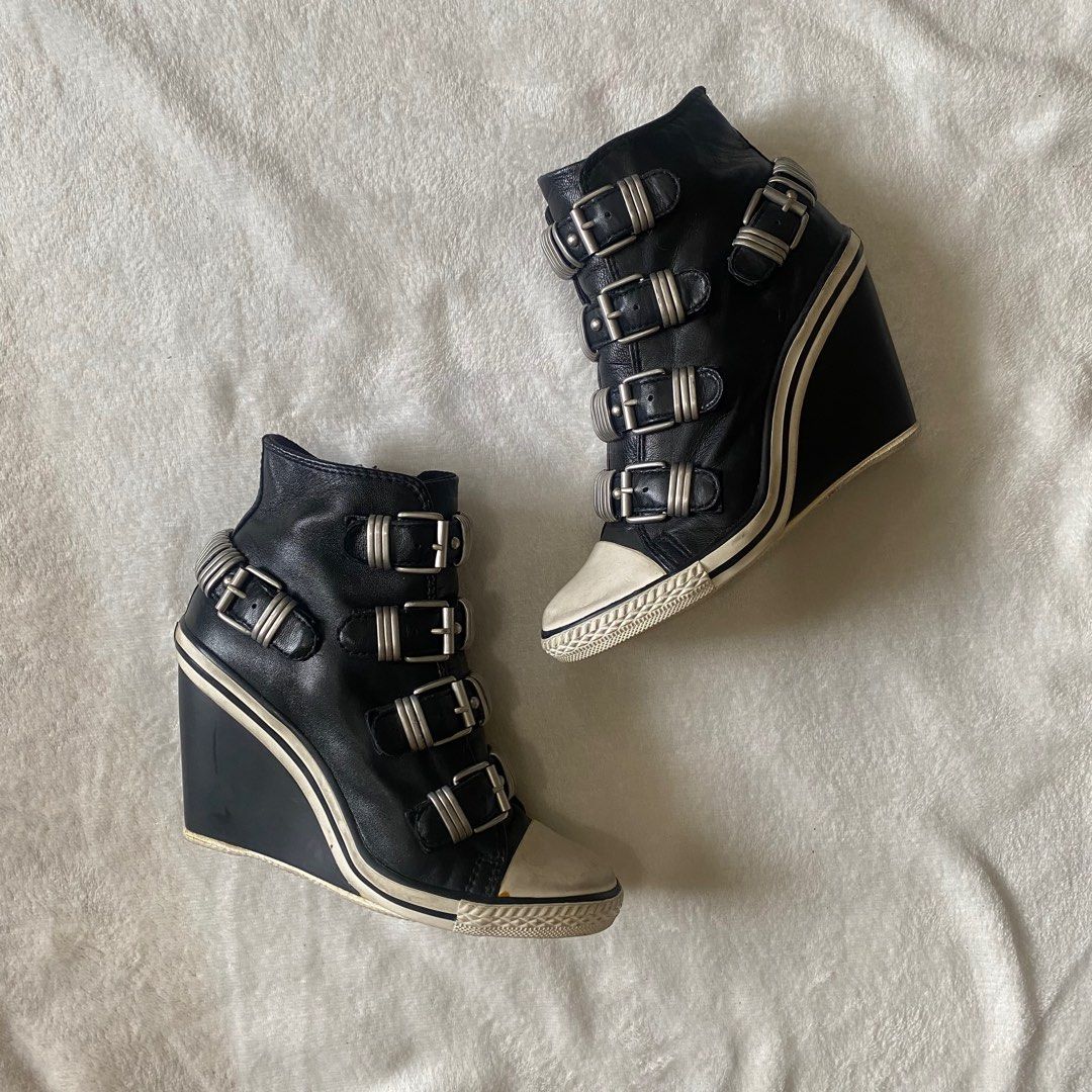 Grunge ASH wedge sneakers | leather punk rock 2014 goth dior prada ...