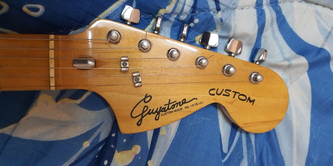 Guyatone custom bulket truss rod 70's Strat Japan guitar, Hobbies ...