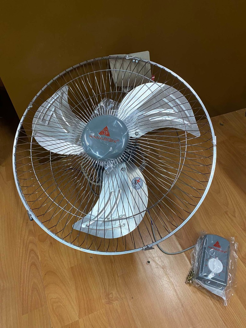 Hanabishi Industrial Orbit Fan 18" Metal Blade HIOF380R, Furniture ...