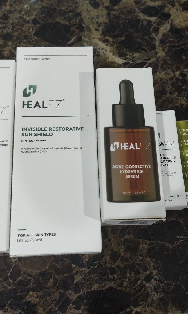 Healez serum, moisturizer, sunscreen and sos, Beauty & Personal Care ...