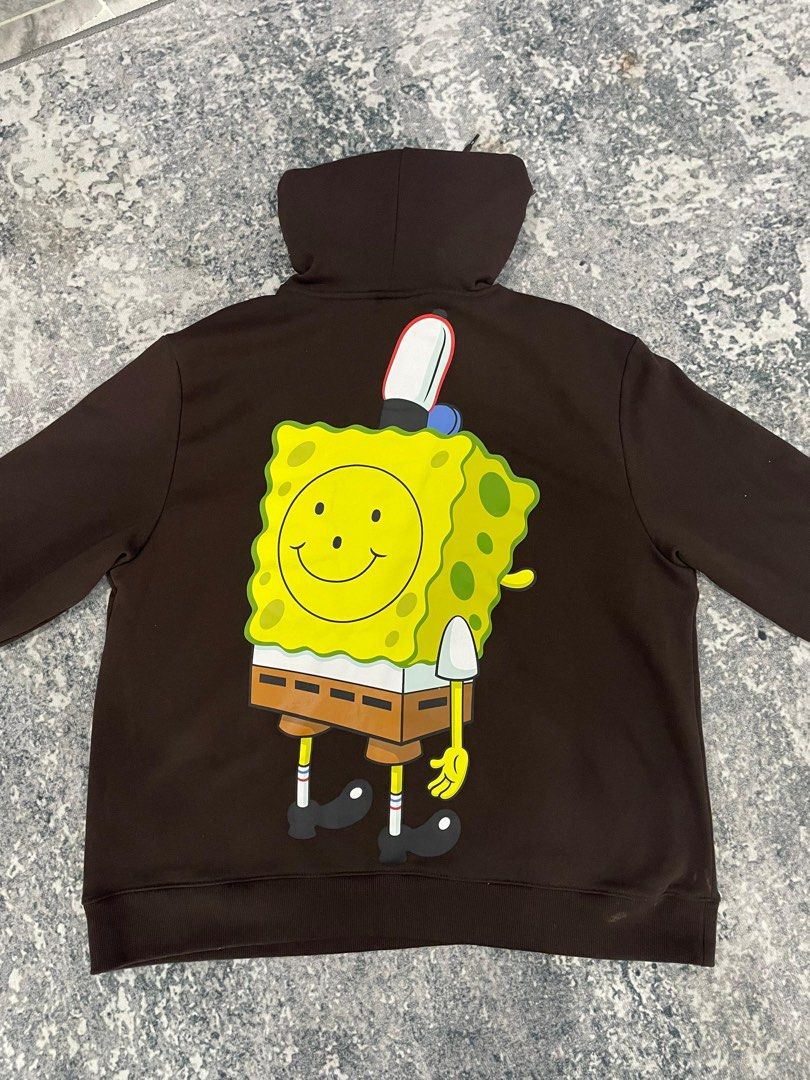 H&m collab spongebob, Men's Fashion, Tops & Sets, Hoodies on Carousell