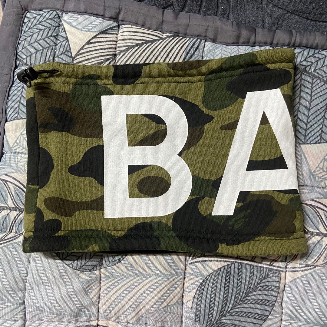 HQ BAPE NECK WARMER, Men's Fashion, Activewear on Carousell