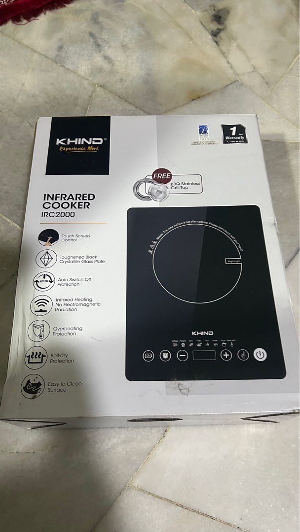 INFRARED COOKER KHIND NEW, TV & Home Appliances, Kitchen Appliances ...