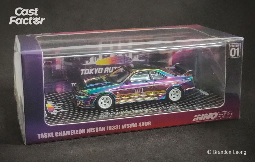 INNO 64 1:64 Nissan Skyline R33 Nismo 400R Chameleon Tokyo Auto Salon ...