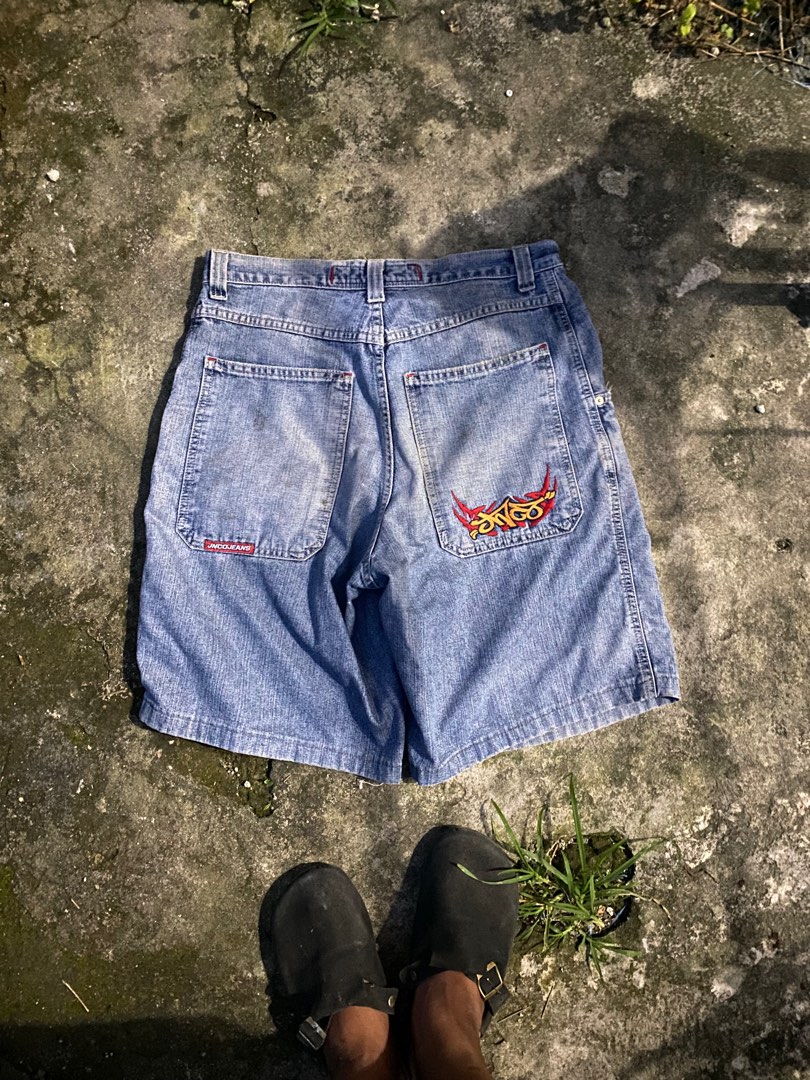 Jnco jorts, Men's Fashion, Bottoms, Shorts on Carousell