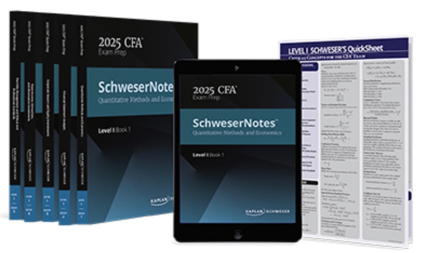 Kaplan 2025 CFA Level I Notes Book 1-4, Hobbies & Toys, Books ...
