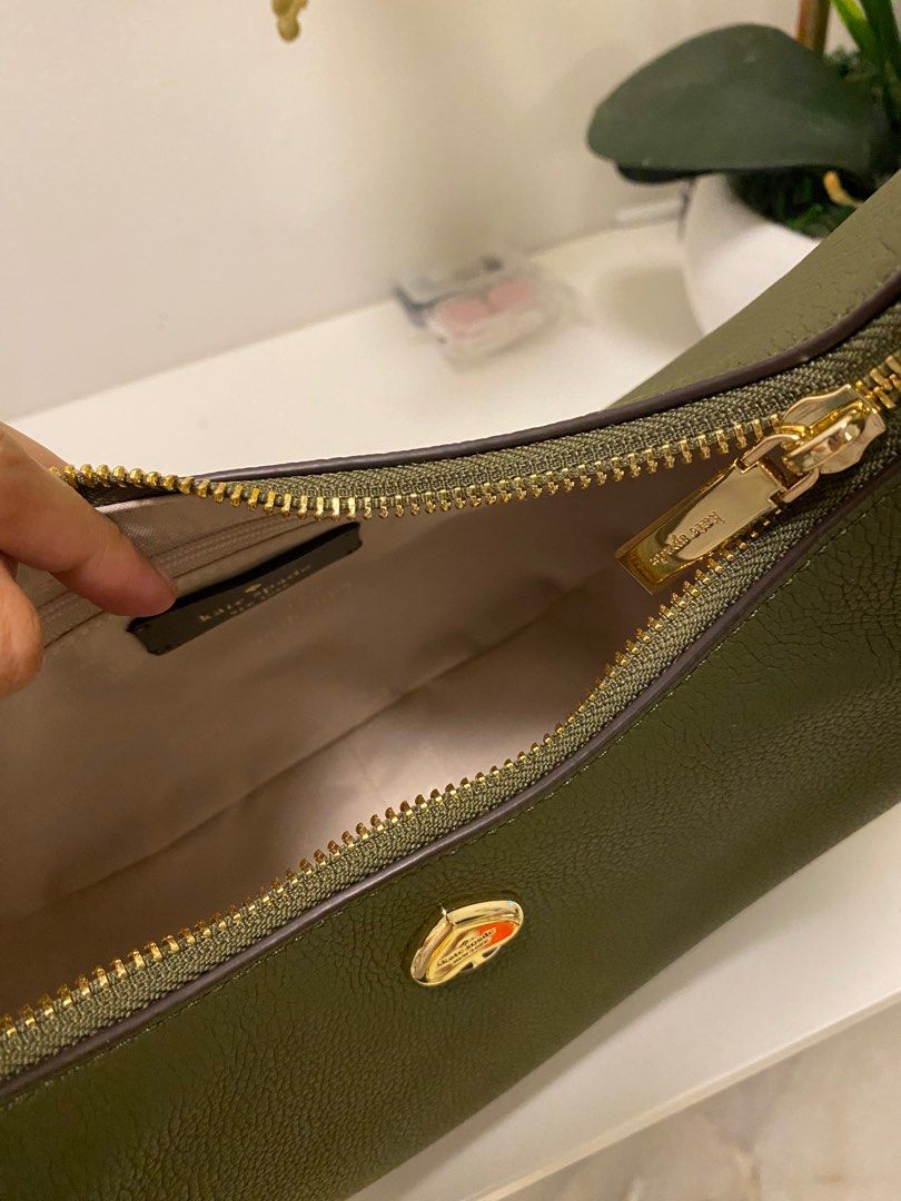 Kate Spade Kayla Crescent Shoulder Bag in Seaweed, Luxury, Bags ...