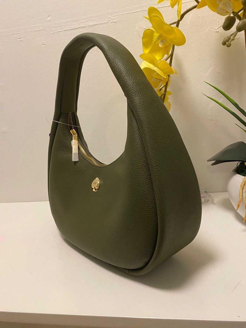 Kate Spade Kayla Crescent Shoulder Bag in Seaweed, Luxury, Bags ...