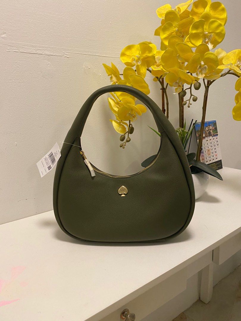 Kate Spade Kayla Crescent Shoulder Bag in Seaweed, Luxury, Bags ...