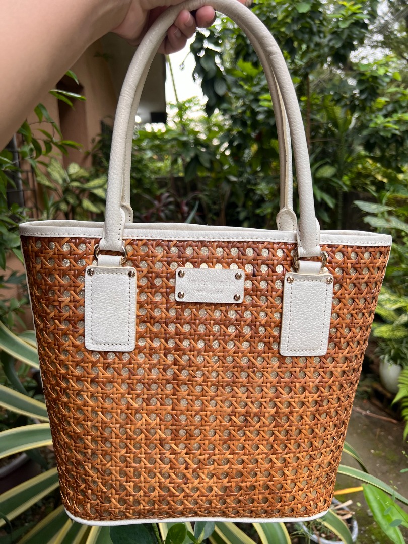 Kate Spade Vintage Rattan Tote Bag, Women's Fashion, Bags & Wallets ...