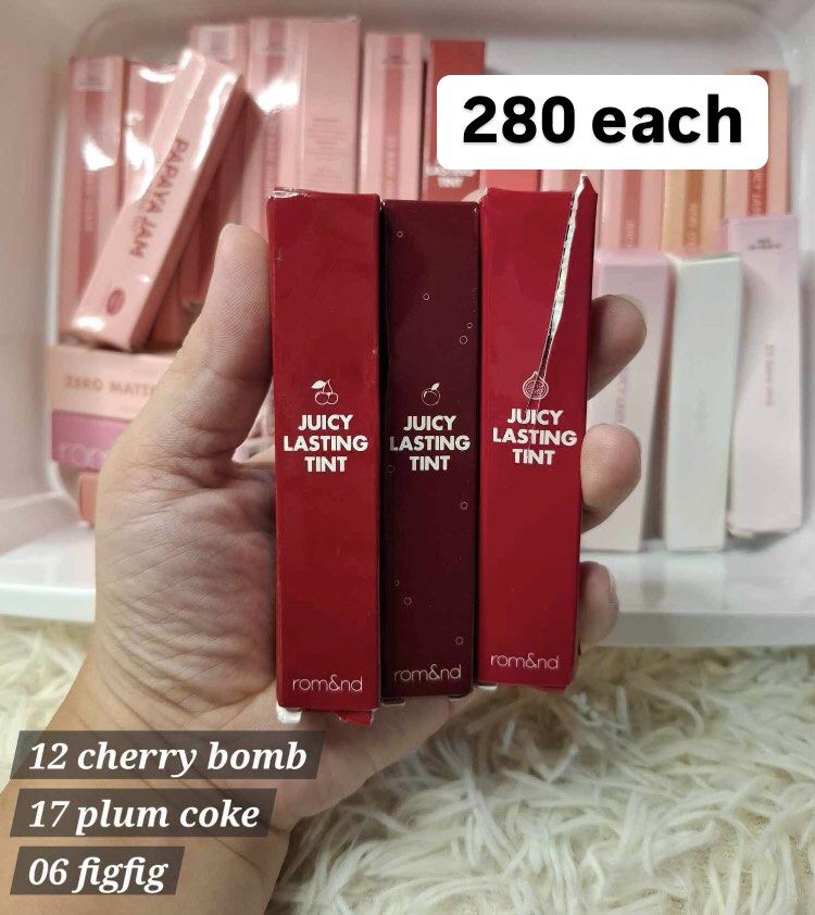 korean glossy tint | romand, colorgram, 3ce, innisfree, bbia, nature republic, Beauty & Personal ...