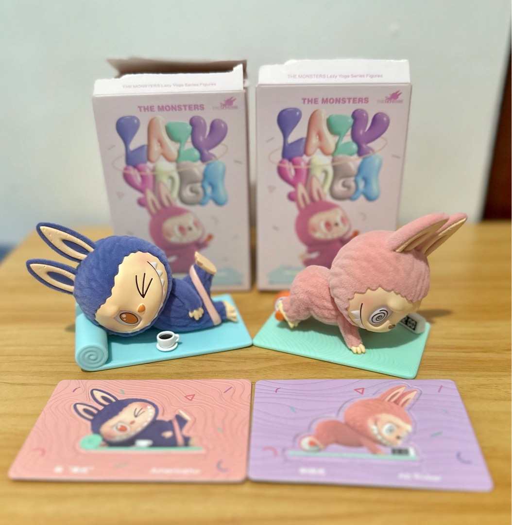 Labubu Lazy Yoga, Hobbies & Toys, Memorabilia & Collectibles, Vintage ...