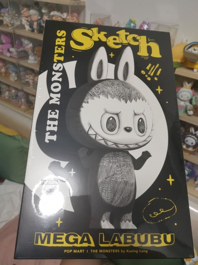 Labubu Sketch 400%, Hobbies & Toys, Toys & Games on Carousell