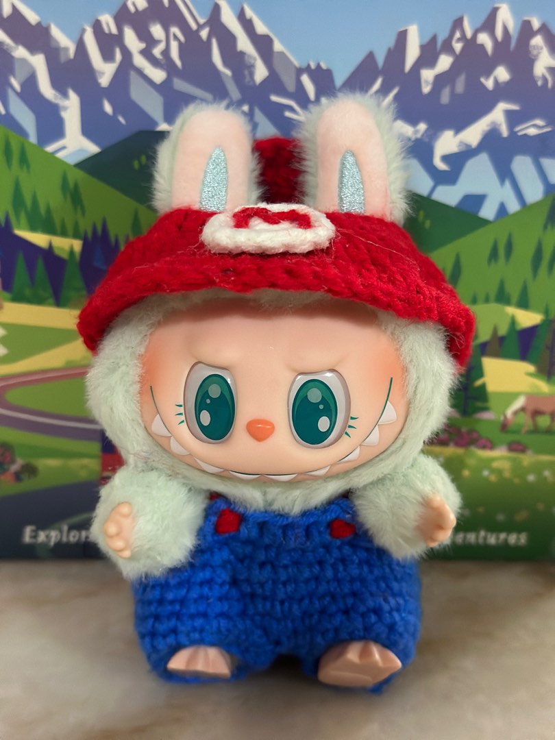 Labubu Super Mario outfit, Hobbies & Toys, Toys & Games on Carousell