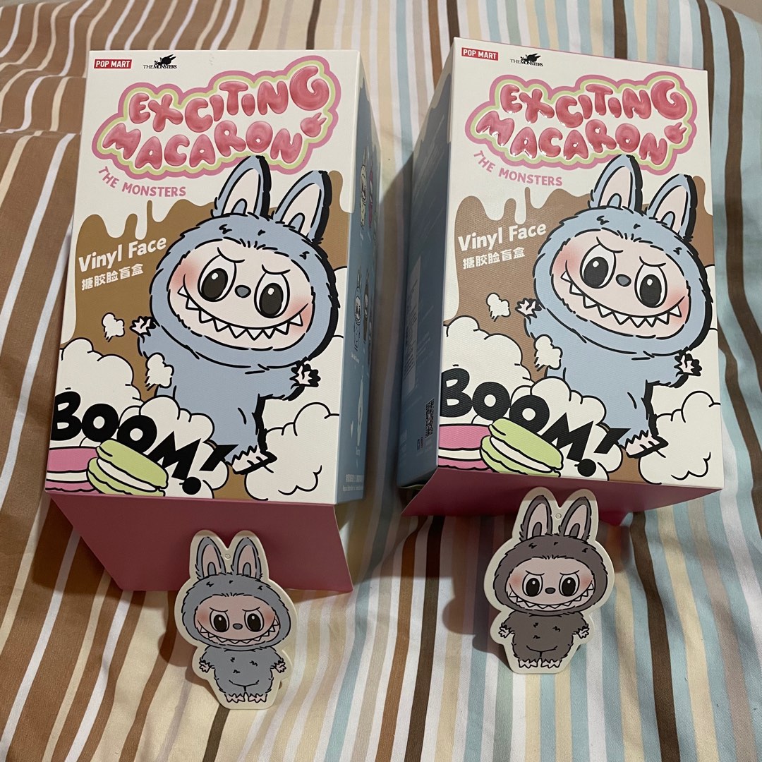 Labubu V1 Macaron Sesame Bean Sealed Foil ORI POPMART, Toys ...