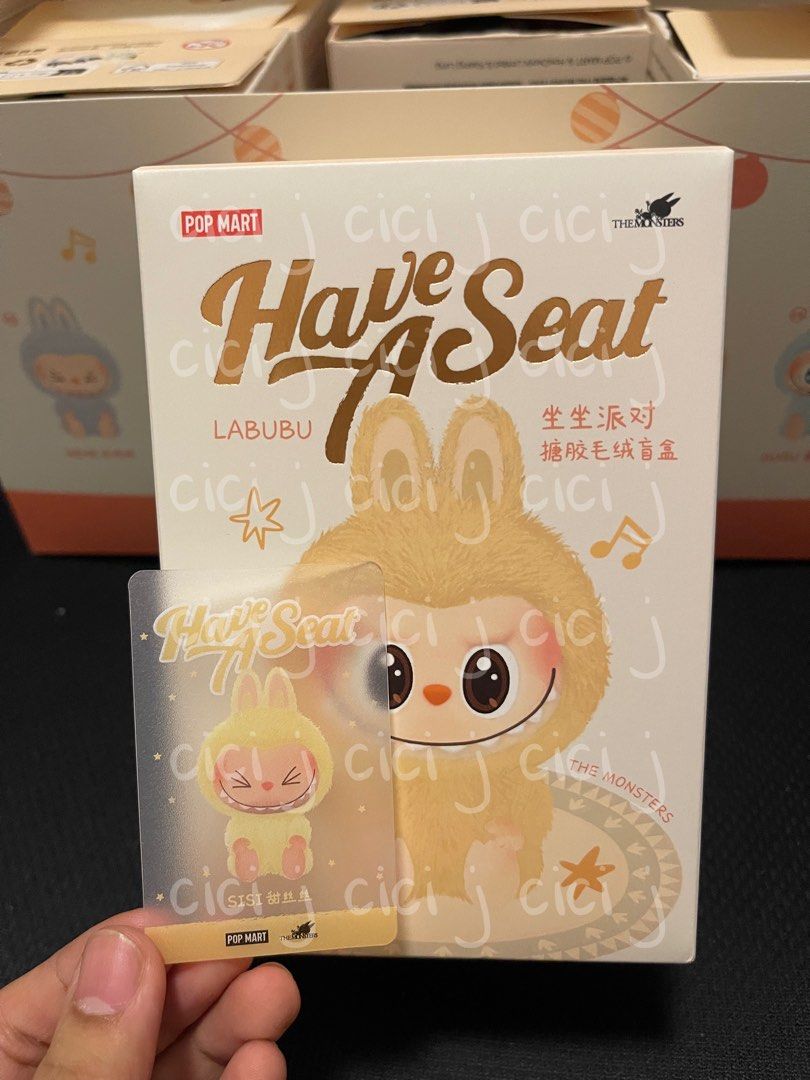 Labubu V2 Have A Seat (Onhand), Babies & Kids, Infant Playtime on Carousell