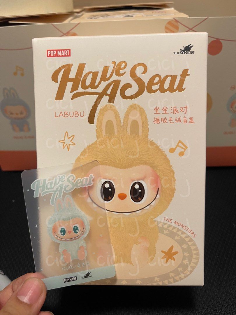Labubu V2 Have A Seat (Onhand), Babies & Kids, Infant Playtime on Carousell