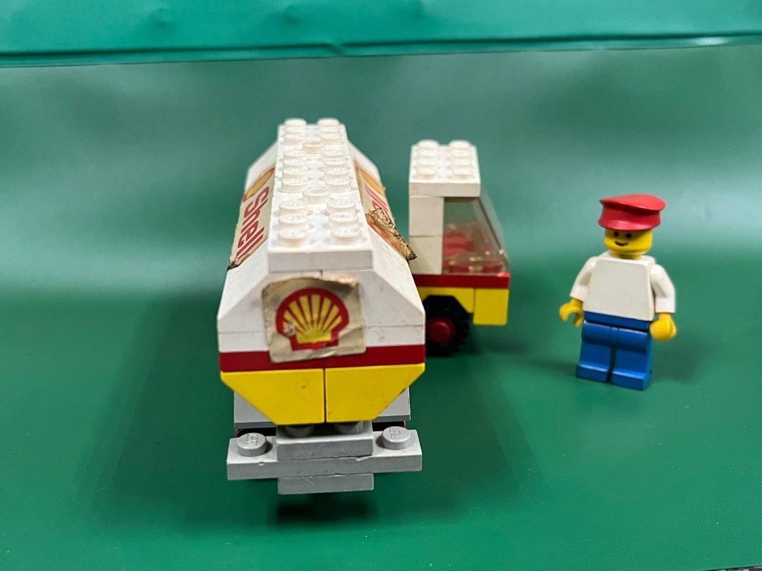 Lego 671 LEGOLAND TOWN 1979 Shell Fuel Pumper Petrol Tanker Vintage ...
