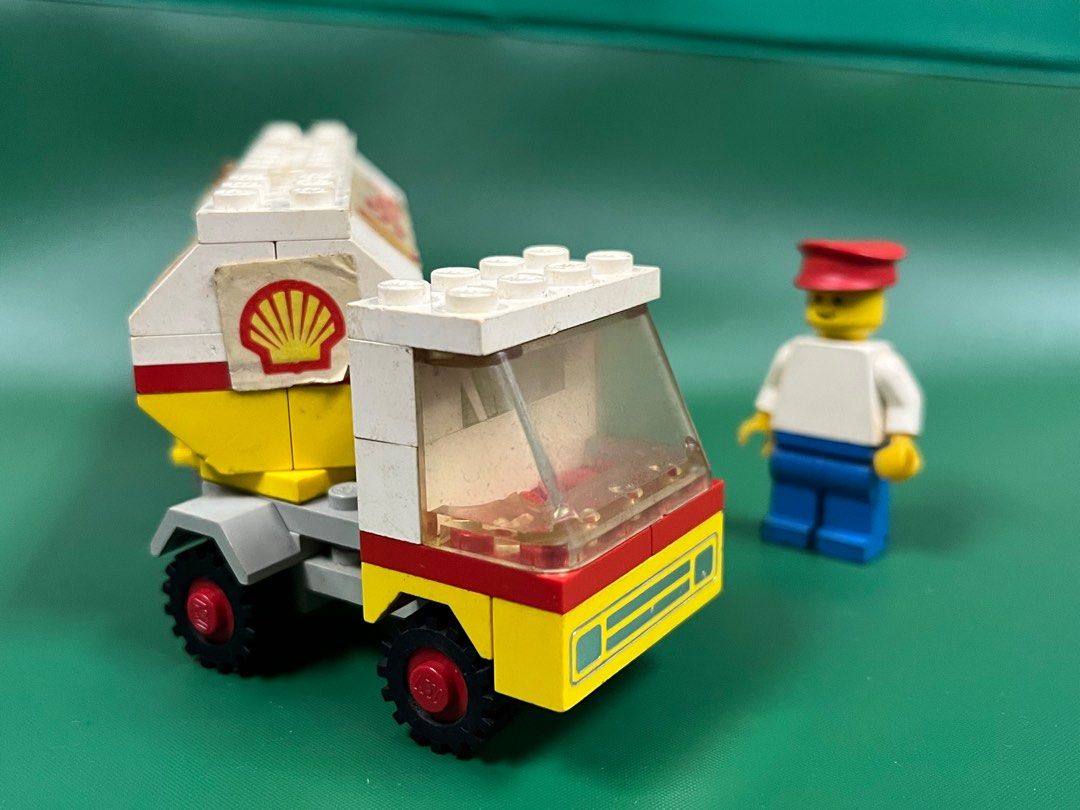 Lego 671 LEGOLAND TOWN 1979 Shell Fuel Pumper Petrol Tanker Vintage ...