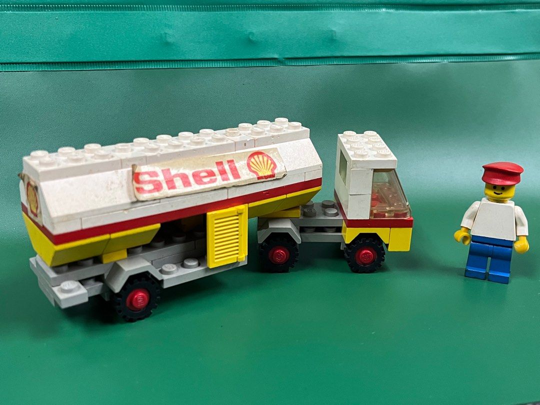 Lego 671 LEGOLAND TOWN 1979 Shell Fuel Pumper Petrol Tanker Vintage ...