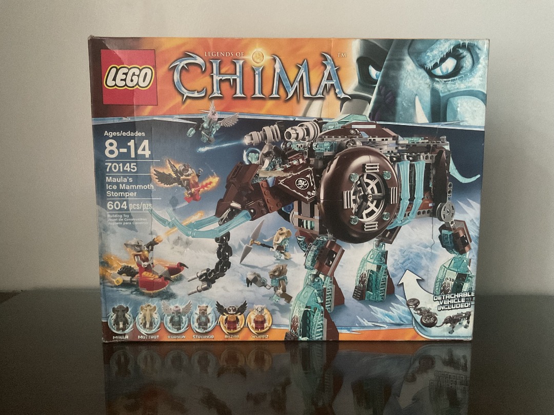 Lego 70145 - Legends of Chima Maula's Ice Mammoth Stomper, Hobbies ...