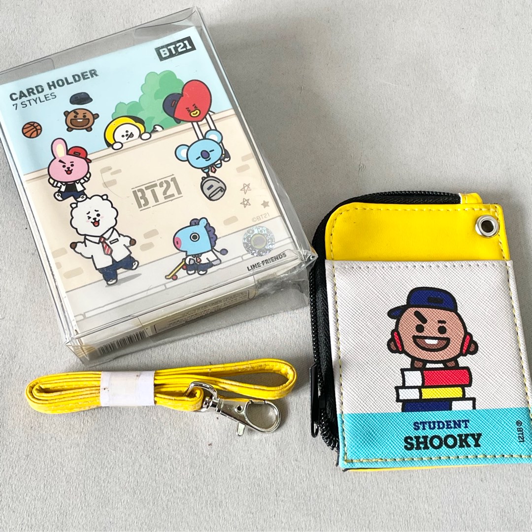 Line Friends BT21 Card Holder, Women's Fashion, Bags & Wallets, Wallets ...