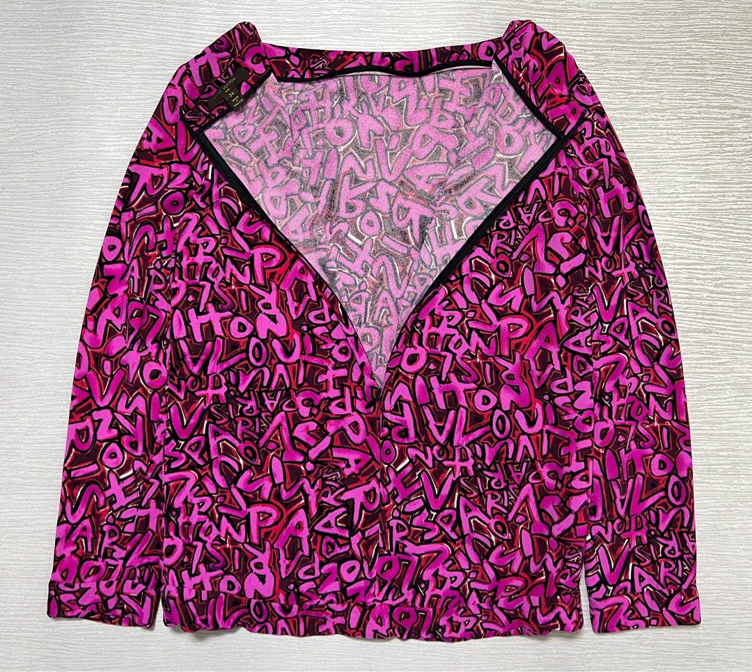 Louis Vuitton - Stephen Sprouse - 2000s Graffiti Logo Pattern Long ...