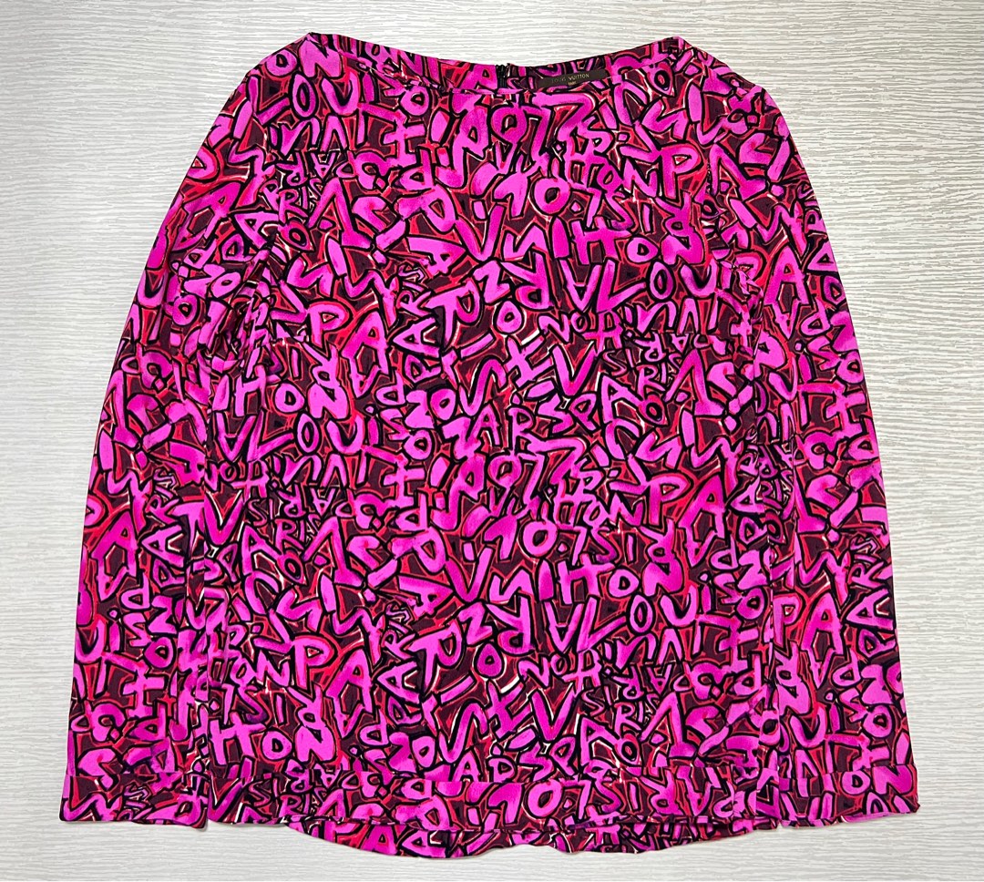 Louis Vuitton - Stephen Sprouse - 2000s Graffiti Logo Pattern Long ...