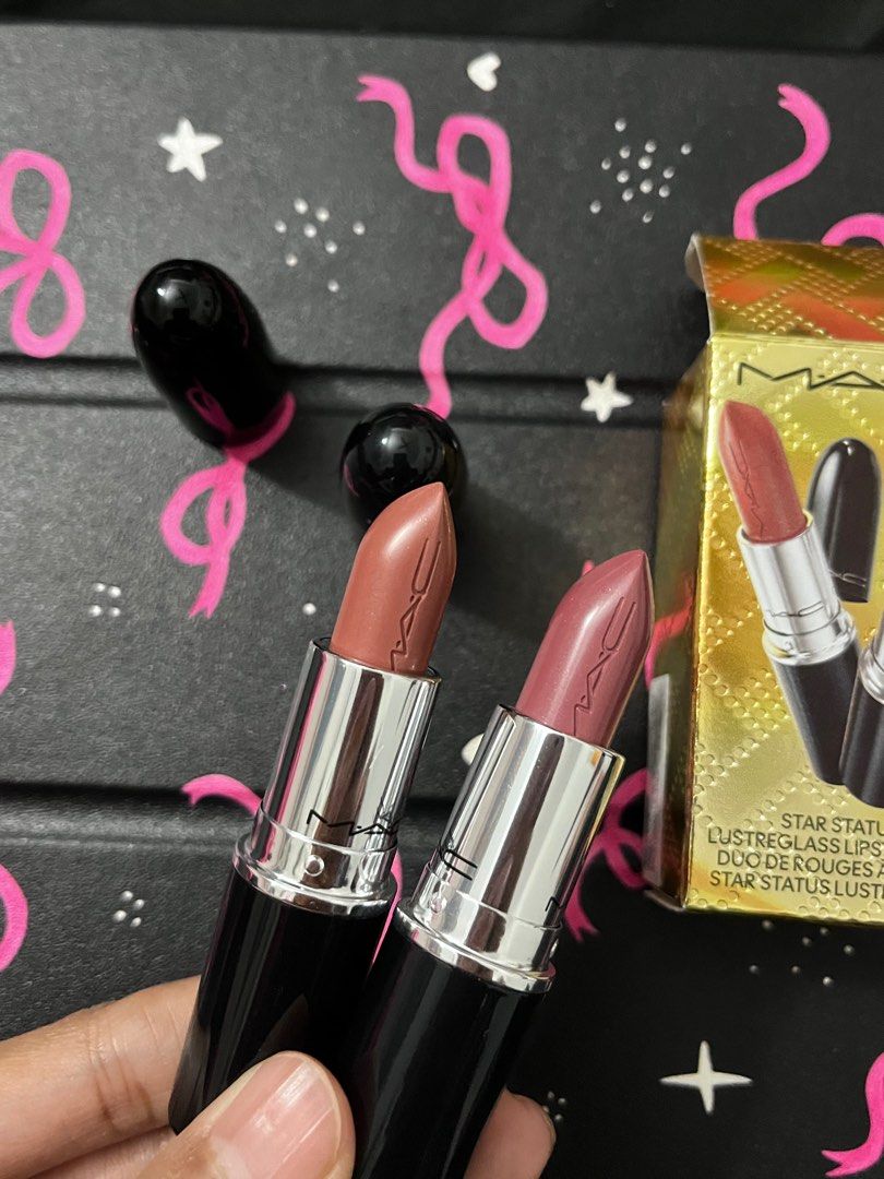 MAC COSMETICS Star Status Lustreglass Lipstick Duo (Holiday Limited ...