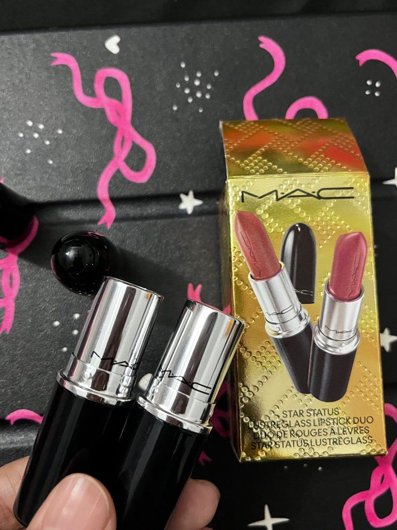 MAC COSMETICS Star Status Lustreglass Lipstick Duo (Holiday Limited ...