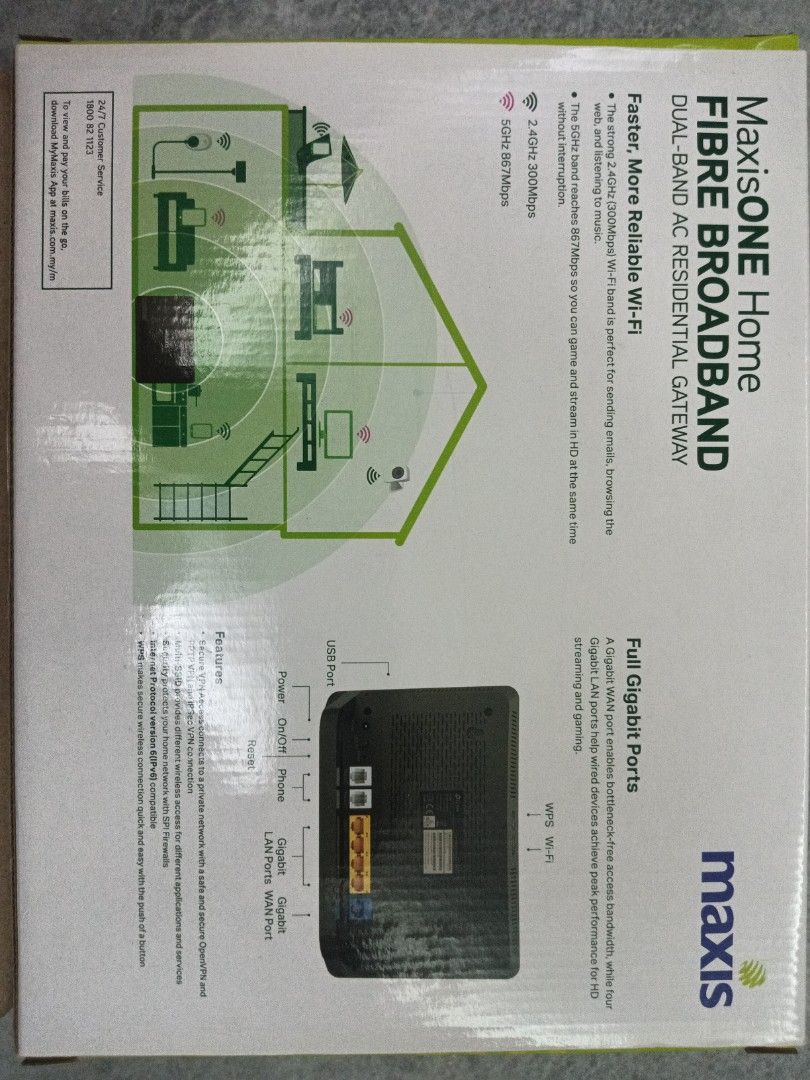 Maxis fibre router TP-LINK AC1200, Everything Else, Others on Carousell