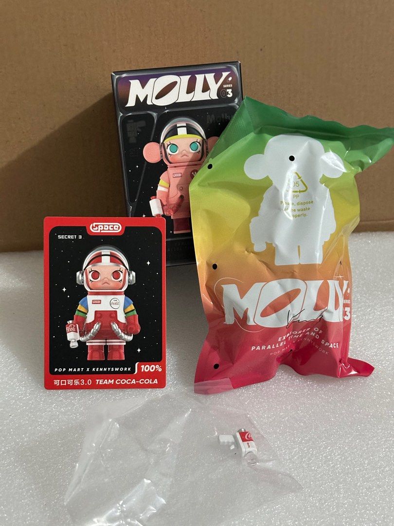 Mega Space Molly Series 3 SECRET COCA COLA Set + Garfield & Ted 2 ...