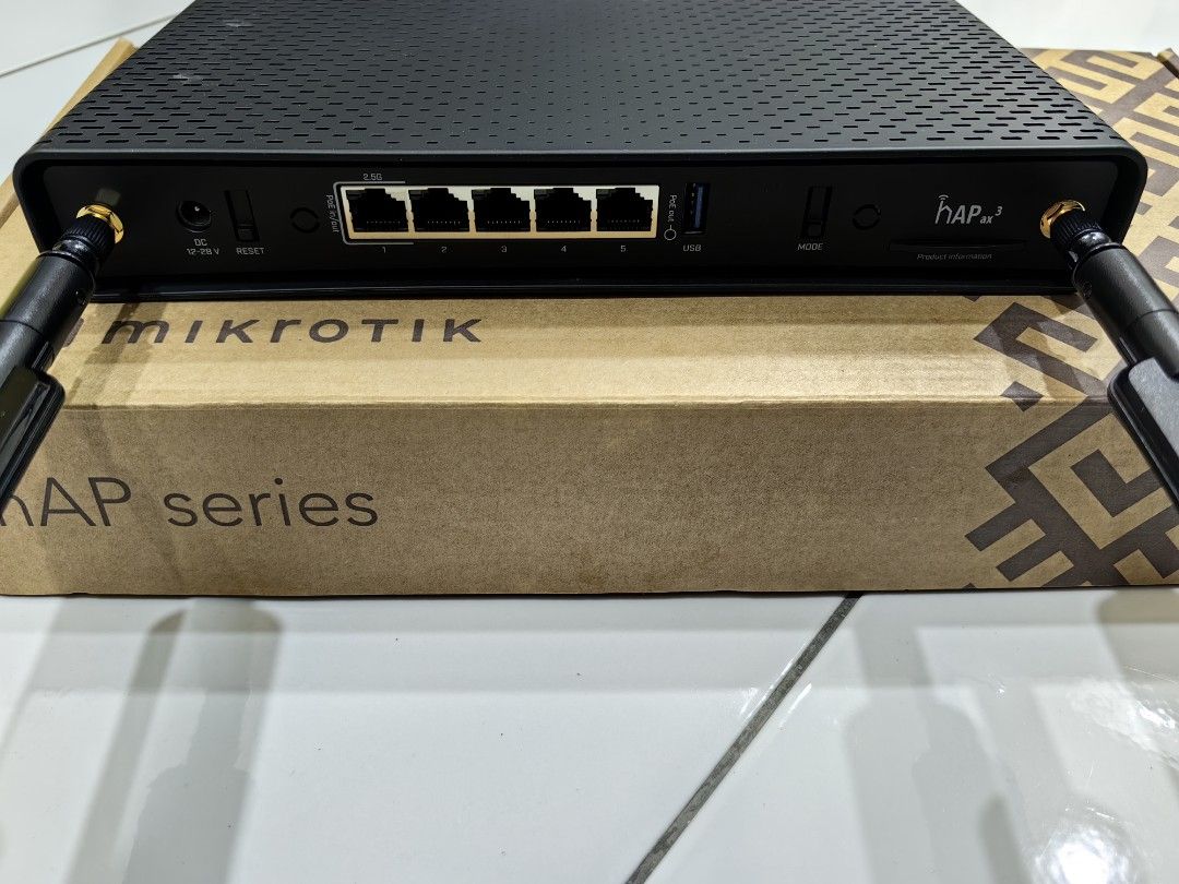 MIKROTIK hAP ax3 SERIES ROUTER, Computers & Tech, Office & Business Technology on Carousell