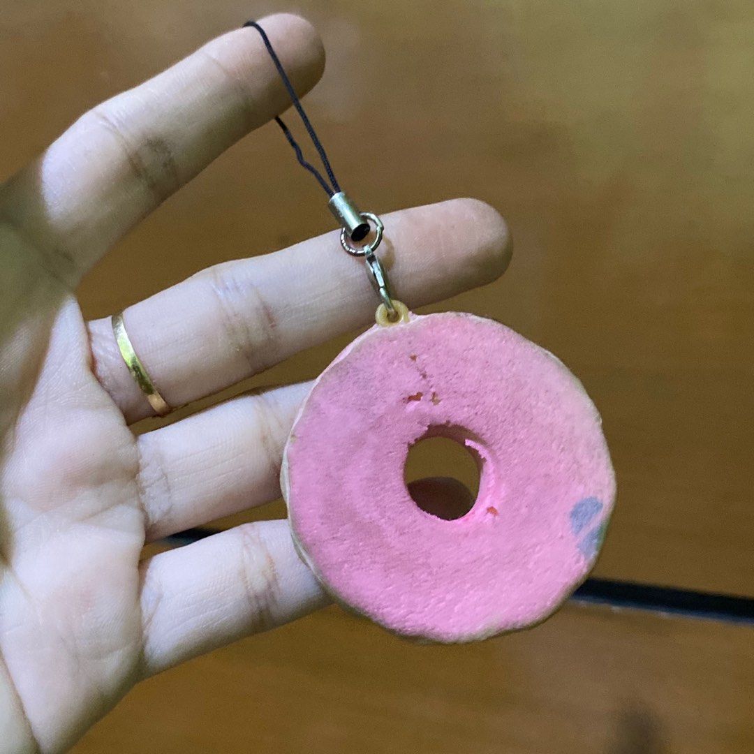 Mini Donut Squishy Charm Keychain, Hobbies & Toys, Toys & Games on ...