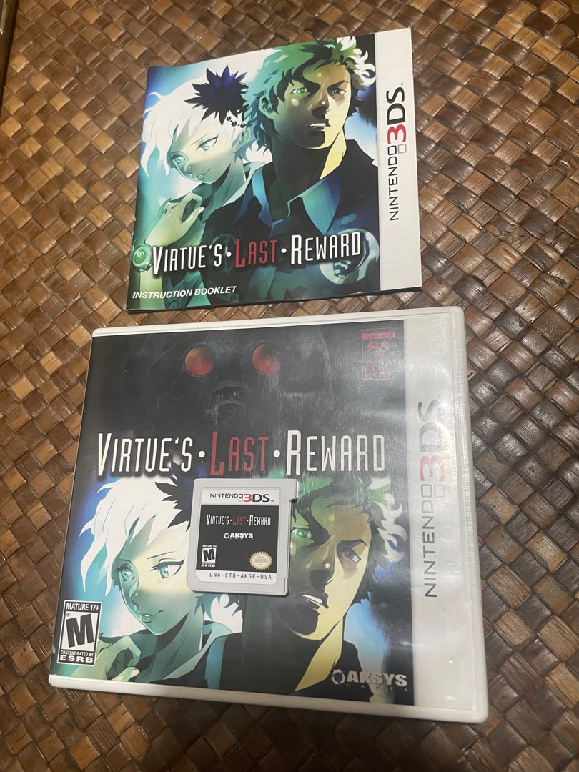 Nintendo 3DS game Virtue’s Last Reward US, Video Gaming, Video Games ...