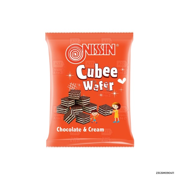 Nissin Cubee Wafer Chocolate & Cream | 25g x1, Food & Drinks, Local ...