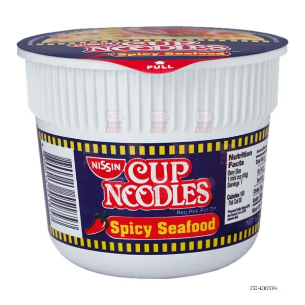 Nissin Mini Cup Noodles Spicy Seafood | 40g x1, Food & Drinks, Rice ...