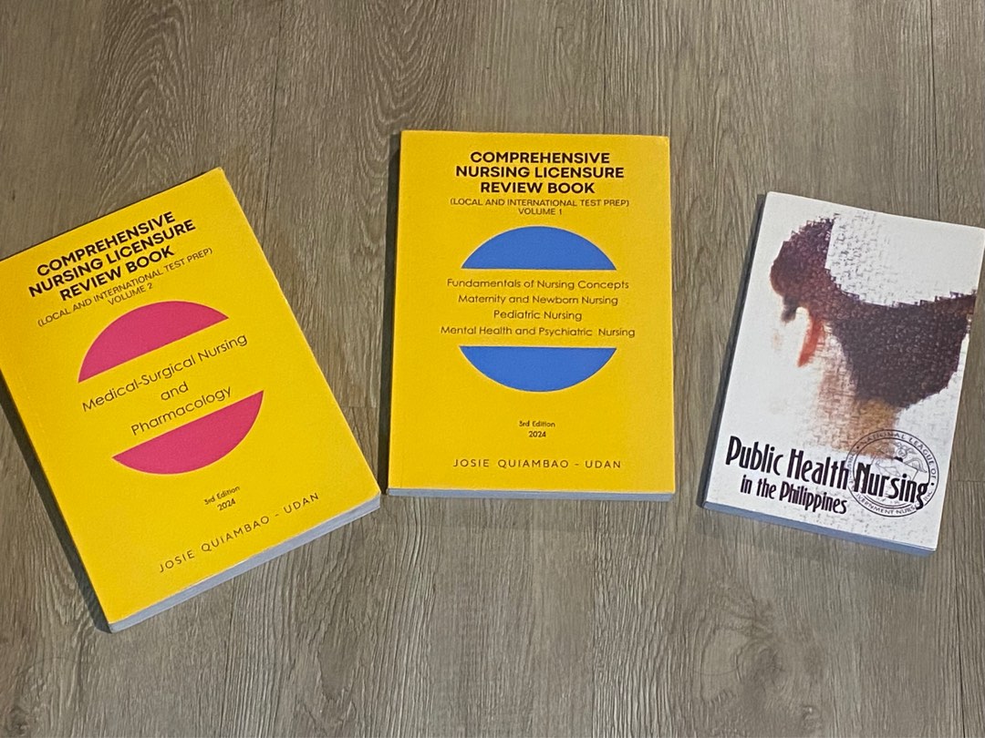 Nursing Books for PNLE (Udan Medical Surgical Set, Public Health Book ...