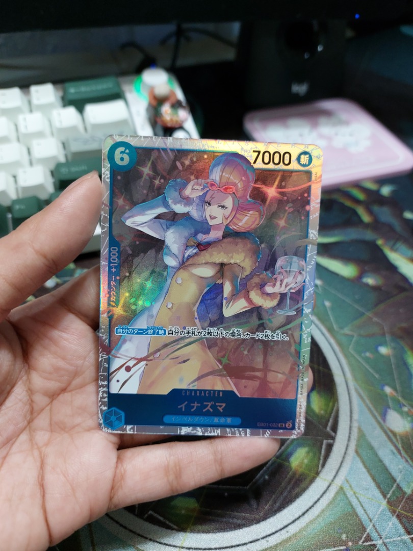 One Piece TCG EB01-022 Inazuma SR (Japanese), Hobbies & Toys, Toys & Games on Carousell