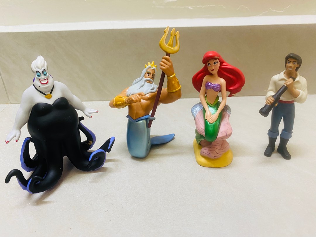 Original Disney The Little Mermaid Figures Set, Hobbies & Toys, Toys ...