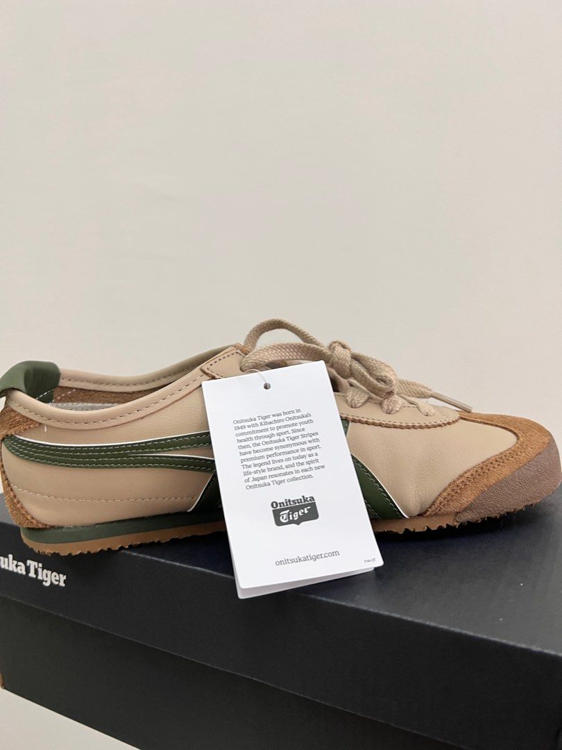 Original Onitsuka Tiger Mexico 66 (Color: BEIGE/GRASS GREEN) NP:RM610 ...
