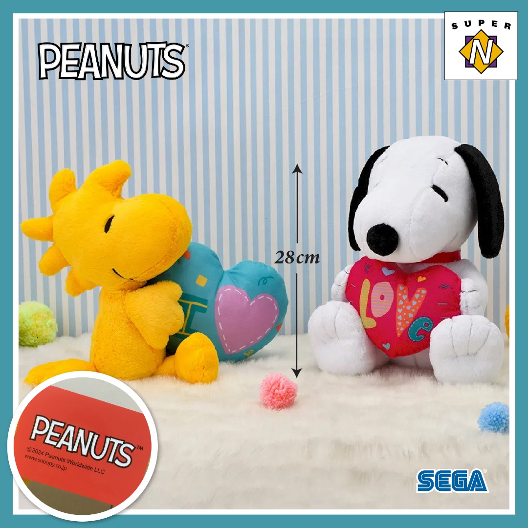 Peanuts Snoopy 2024 - Snoopy & Woodstock ~Heart~ Series ( Hugging a ...