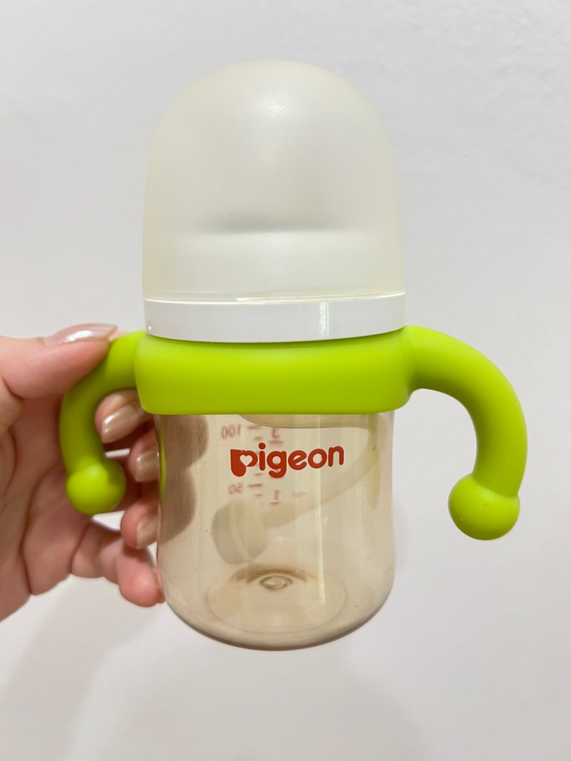 Pigeon Straw Bottle 160ML FREE extra handle, Babies & Kids, Nursing ...