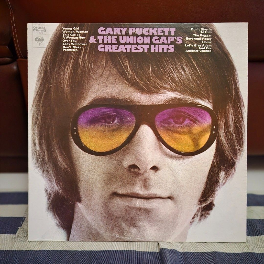 Plaka/ vinyl record.GARY PUCKETT& UNION GAPS, Hobbies & Toys, Music ...