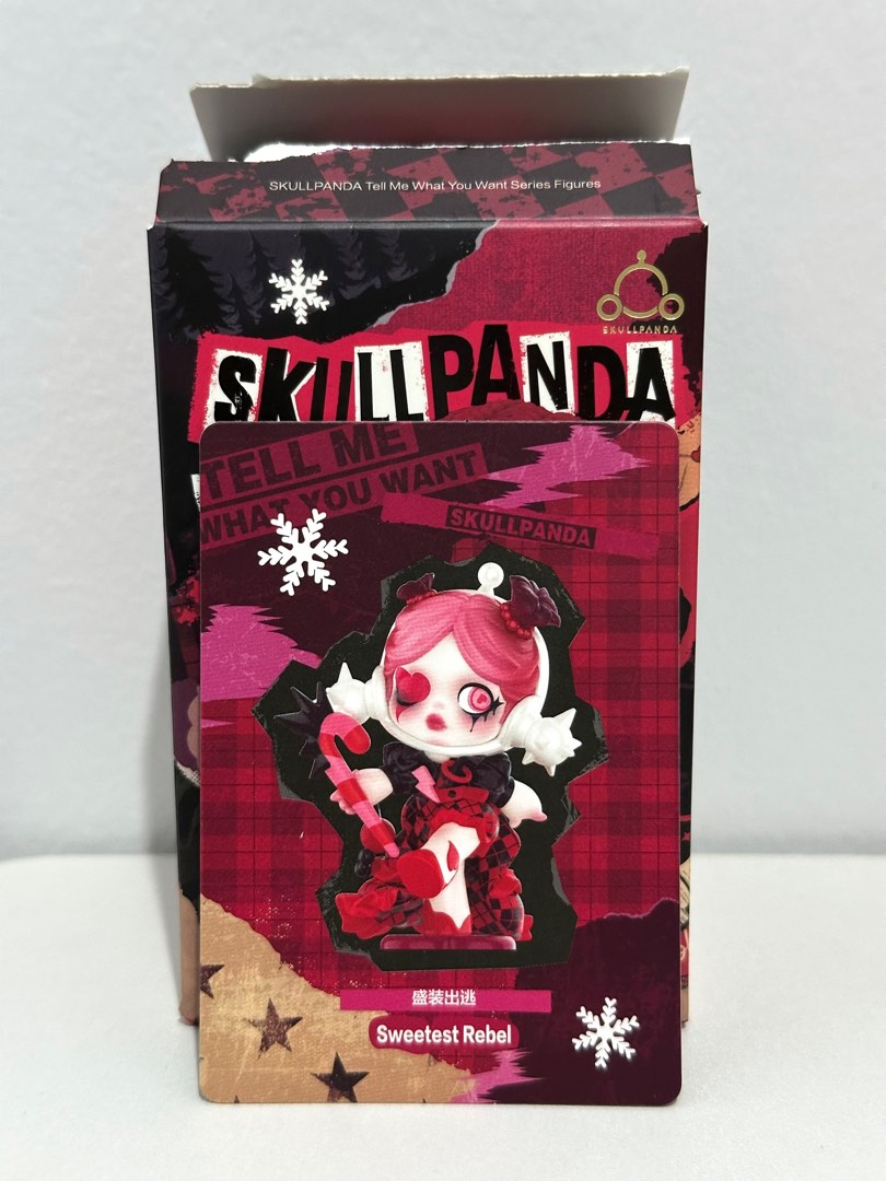 POP MART SKULLPANDA Tell Me What You Want (Sweetest Rebel), Hobbies ...