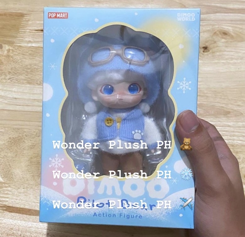 POPMART - Pilot Bear Dimoo Action Figure (Ball Joint Doll), Hobbies ...