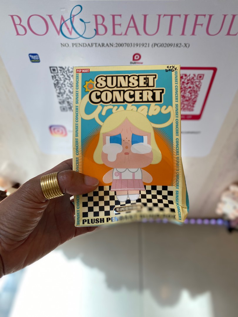 Popmart Cry baby sunset concert, Hobbies & Toys, Toys & Games on Carousell