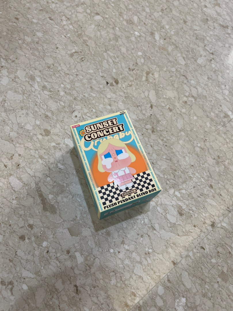 POPMART CRY BABY Sunset Concert Blind Box, Toys & Collectibles, Lainnya ...